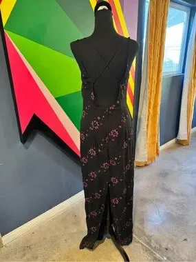 City Triangles | Dresses | Vintage 99s Black With Pink Cherry Blossom ...
